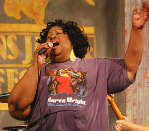 Marva Wright was a New Orleans Blues singer