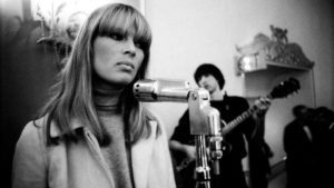 German born muse/singer Nico was a feature in Velvet Underground